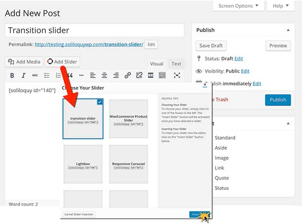 How To Add Custom Transition Effects In Your WordPress Slider