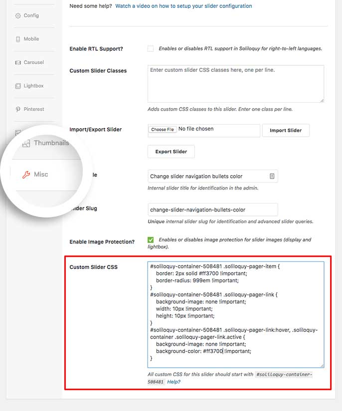 How To Change The Slider Navigation Bullets Color With Soliloquy How To Change The Slider Navigation Bullets Color With Soliloquy